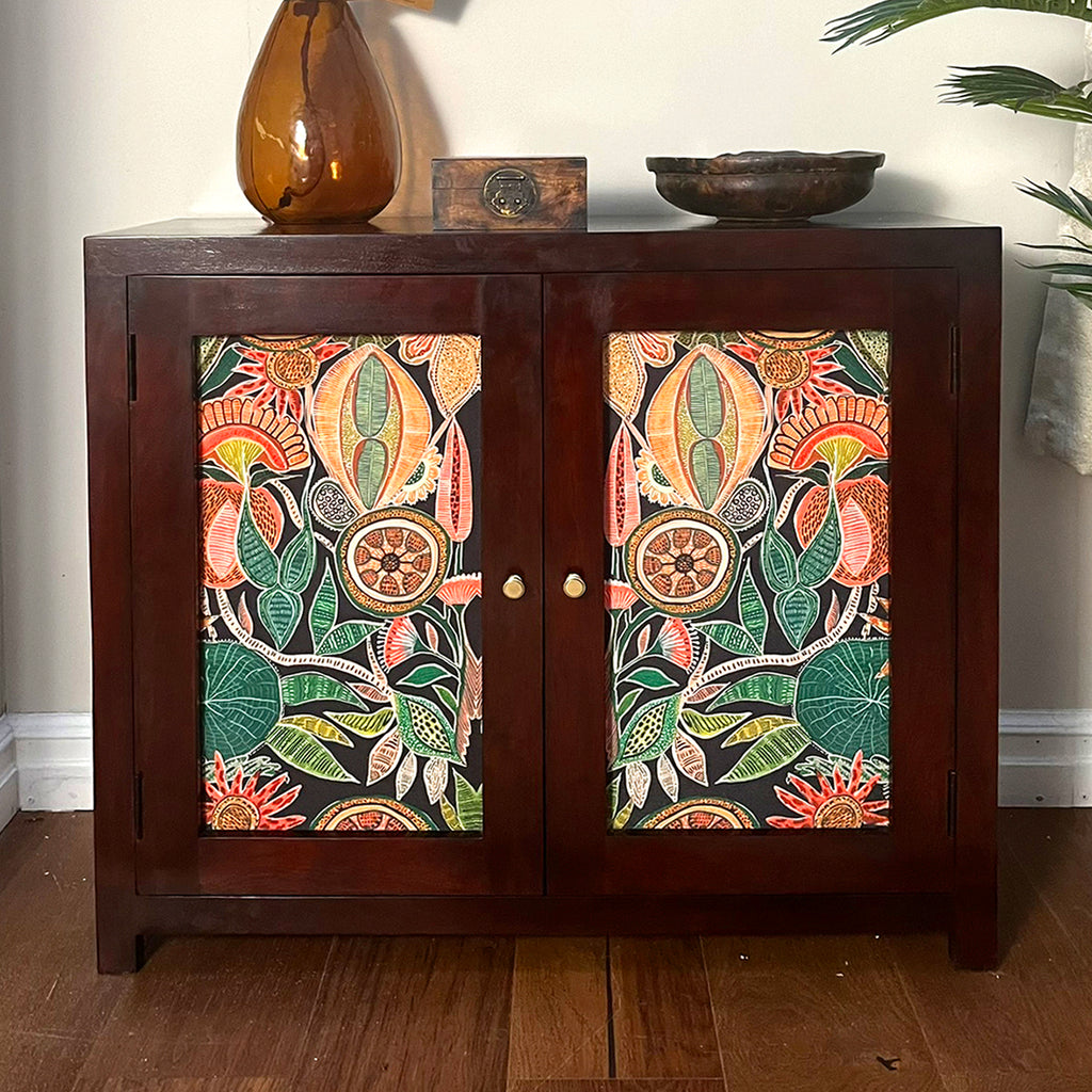 Tropical Two Door Storage Cabinet — Kayu Home