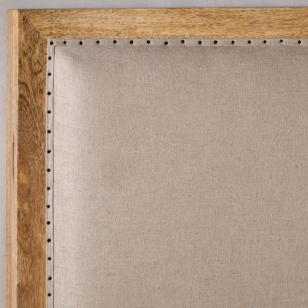 Anesha Linen Upholstered Headboard — Kayu Home