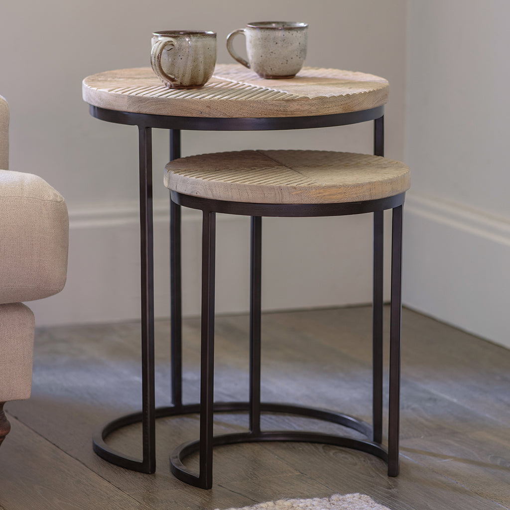 Aasha Nesting Side Tables — Kayu Home