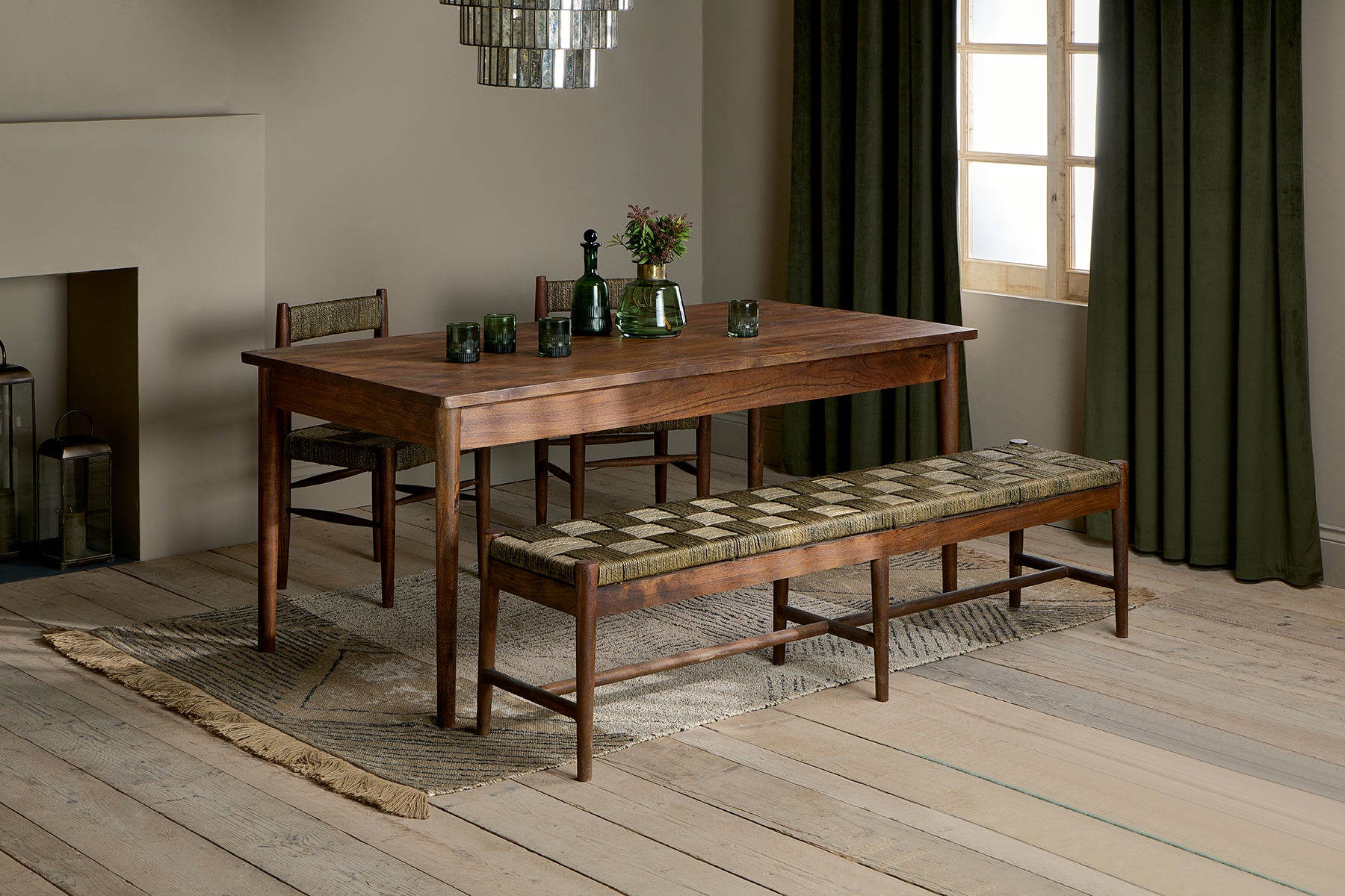 Anbu Acacia Wood Dining Table — Kayu Home