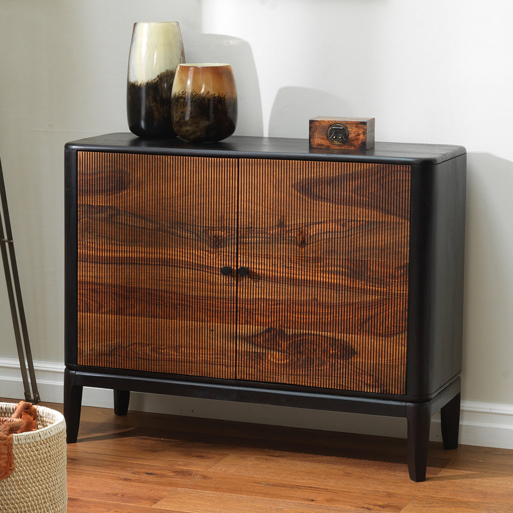 Two Door Ribbed Sideboard — Kayu Home