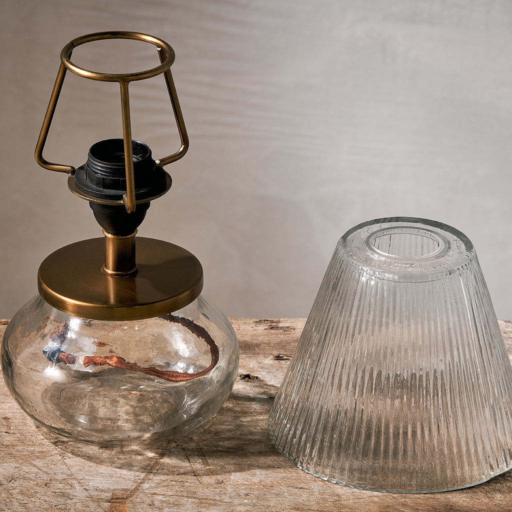 Dimalai Recycled Glass Table Lamp — Kayu Home