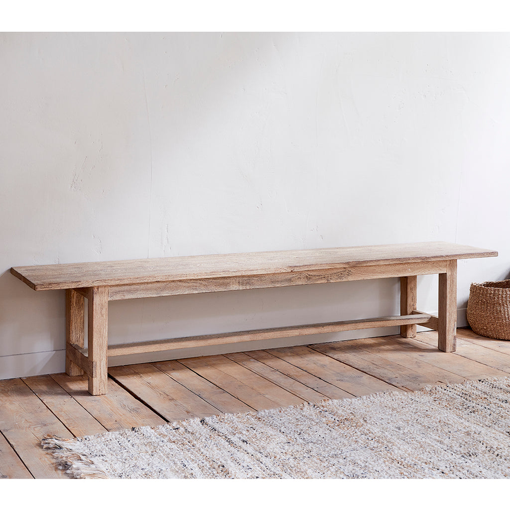 Fioni Reclaimed Wood Bench — Kayu Home