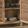 Ibo Reclaimed Wood Slatted Sideboard — Kayu Home