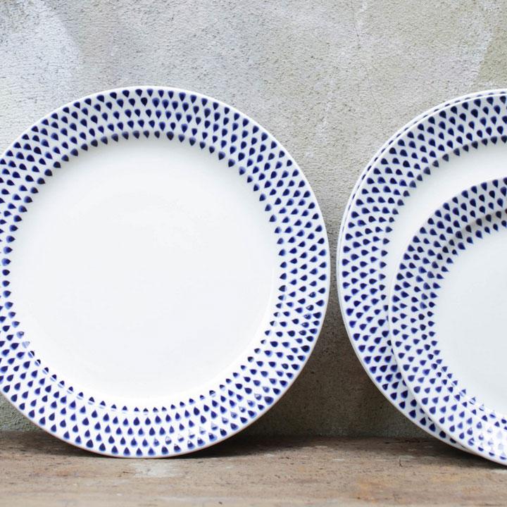 Indigo Drop Dinnerware Set — Kayu Home