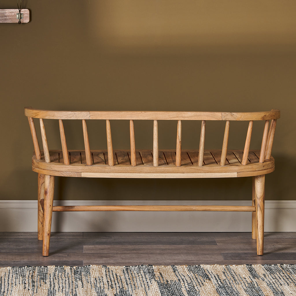 Tipu Acacia Wood Bench — Kayu Home