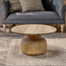 Vivan Grooved Wood Coffee Table — Kayu Home