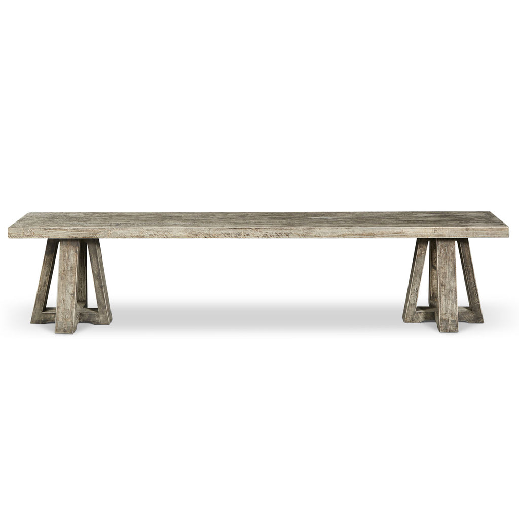 X-Base Reclaimed Wood Dining Bench — Kayu Home