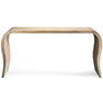 Curved Console, Natural Elm — Kayu Home