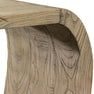 Curved Console, Natural Elm — Kayu Home