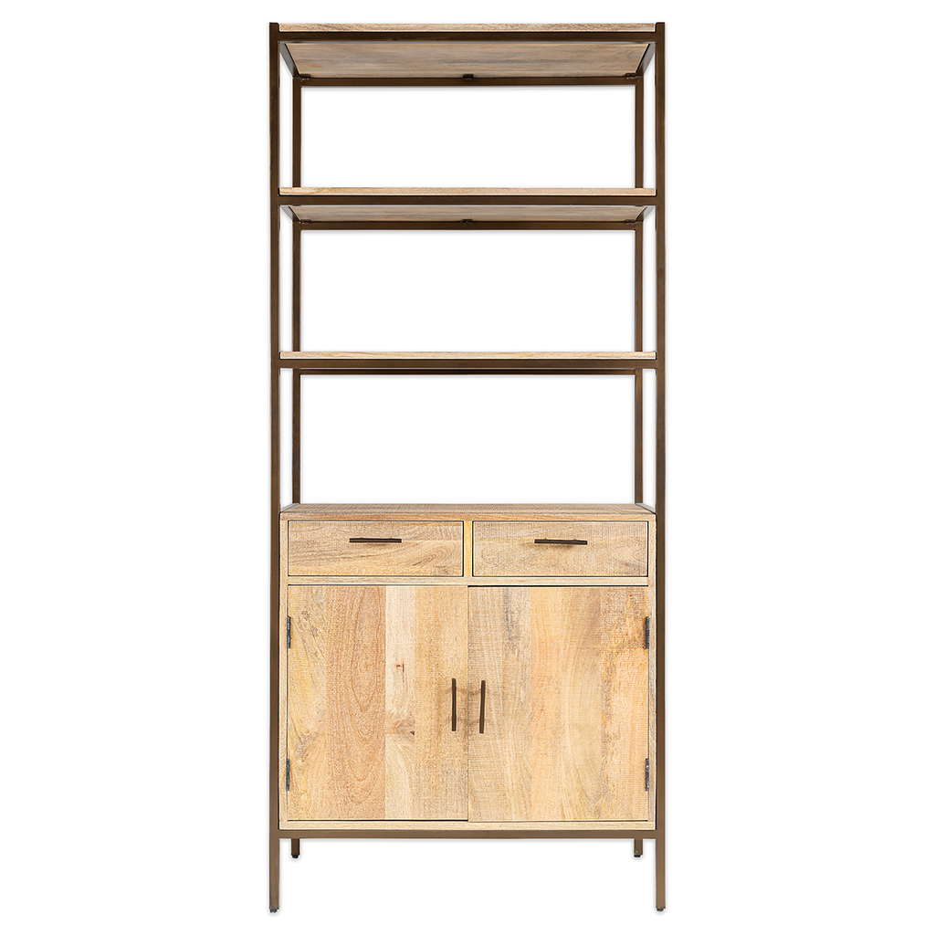 Dasai Mango Wood Storage Unit — Kayu Home