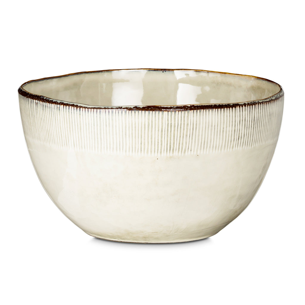 Malia Serving Bowls, Cream (Set of 2) — Kayu Home