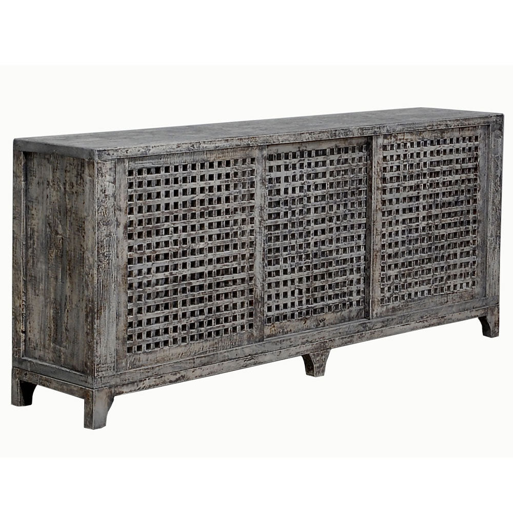 Mid Size Slatted Sideboard — Kayu Home