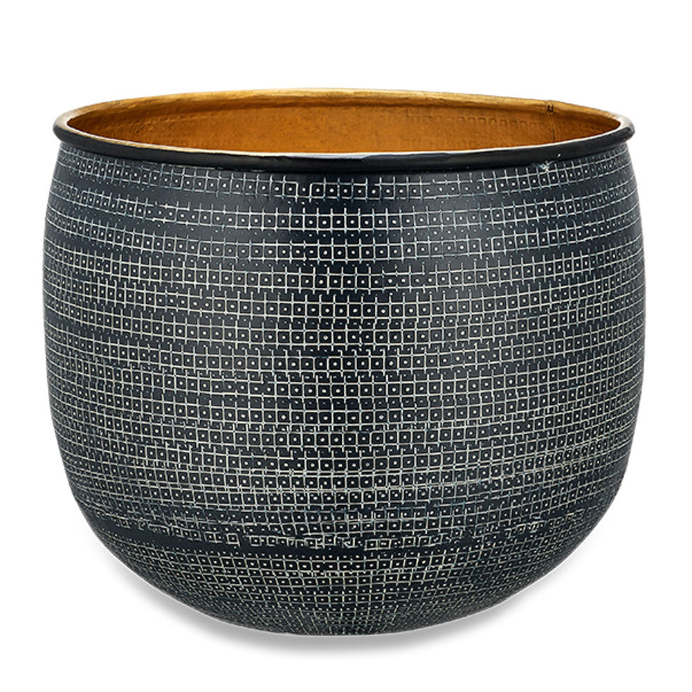 Tembesi Black Planters — Kayu Home